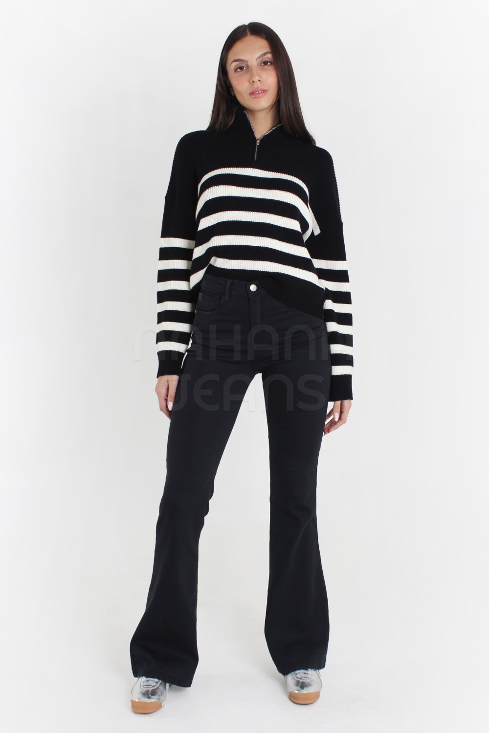 12120 OXFORD NEGRO - Oxford - Pantalon